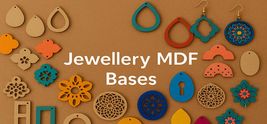 MDF Earring Bases for Jewellery Making & Resin | Display Stands Laser Cut – Cliths
