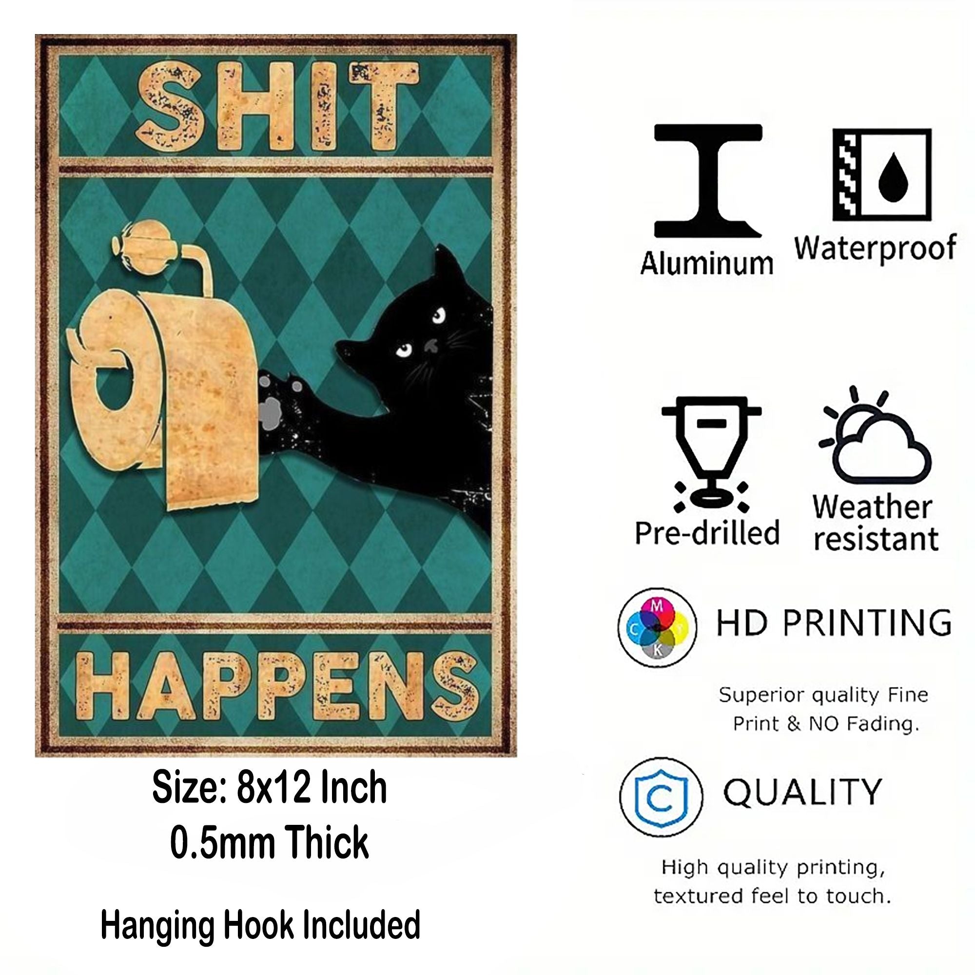 Buy Quote Metal Wall Art Glossy Aluminum Photo Print On Cliths.com