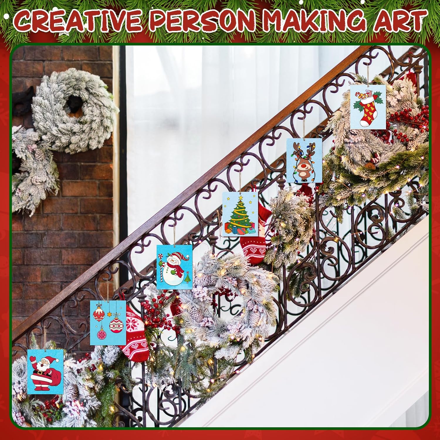 Buy Christmas Tree & Truck Shape Wood DIY Craft Base Pack of 10 Cliths