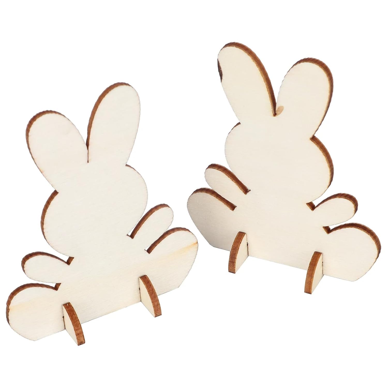 Buy Pack of 15 Wooden Bunny Cutouts, Unfinished Wood Crafts on Cliths