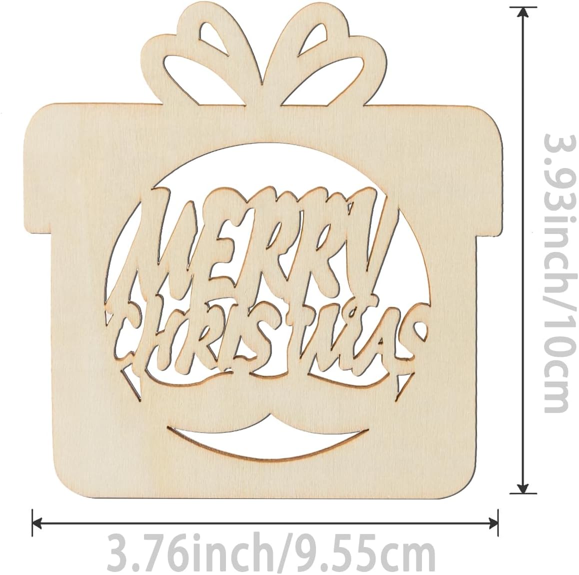 Buy 10 Pcs Wooden Present Box Cutouts Craft Shapes on Cliths