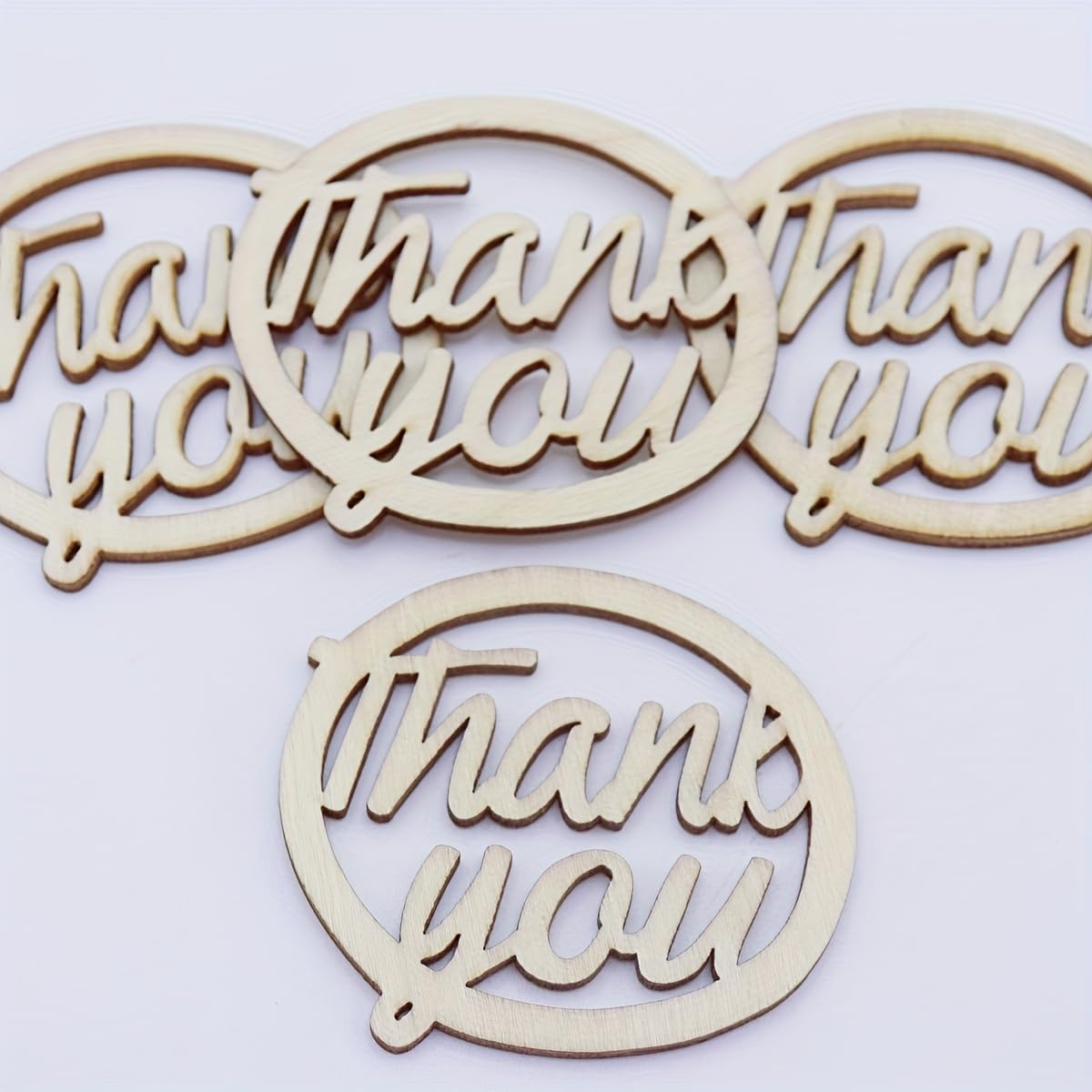 Buy 10 Pcs Thank You Wooden Cutout Signs for DIY Crafts on cliths – Cliths