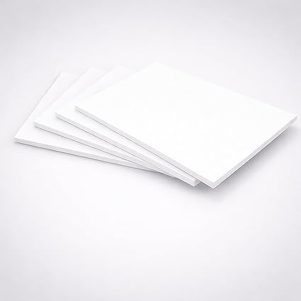 Buy Rectangle PVC Foam Board DIY Art & Craft Base || White Unfinished ...