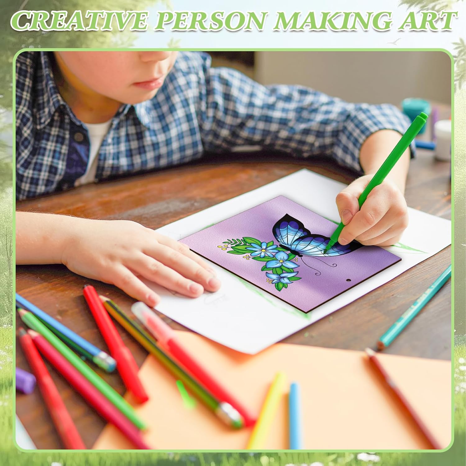 Buy Butterfly Shape Wood DIY Art & Craft Base Pack of 10 Cliths