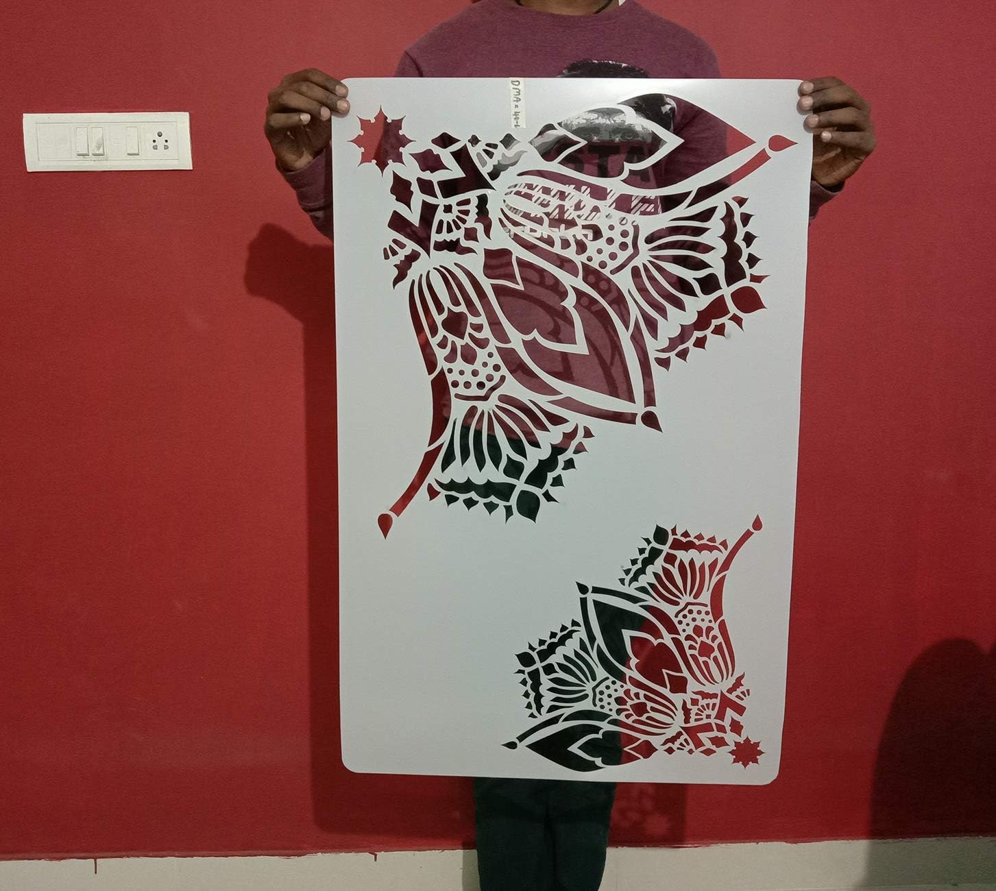 Buy Mandala Wall for Living Room Mandala Art Template On Cliths