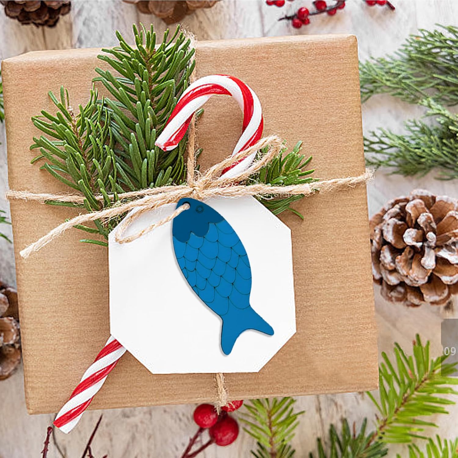 Buy Fish Shape Wood Cutouts for DIY Art & Craft Pack of 15 Cliths