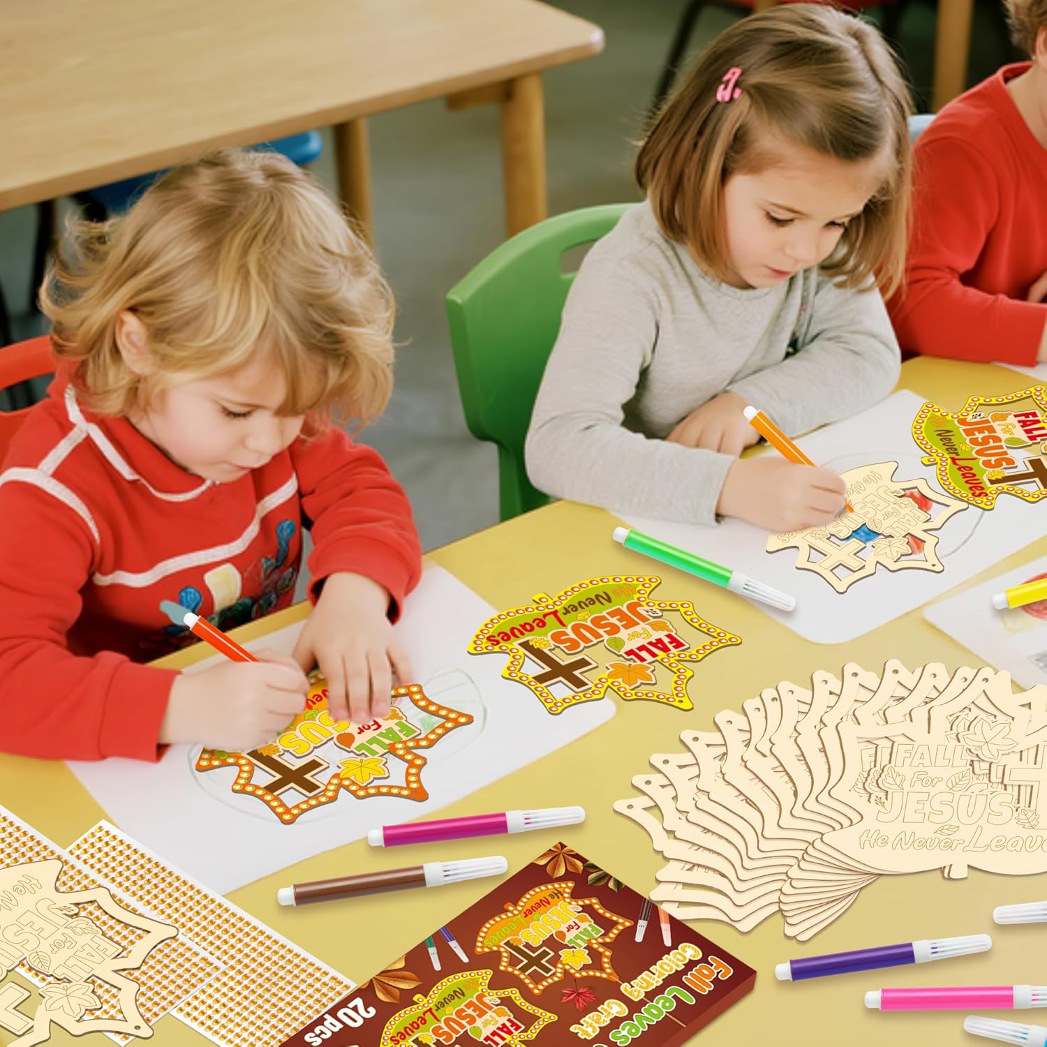 Buy Maple Leaf Shape Wood Cutouts for DIY Art Craft Pack of 20 Cliths