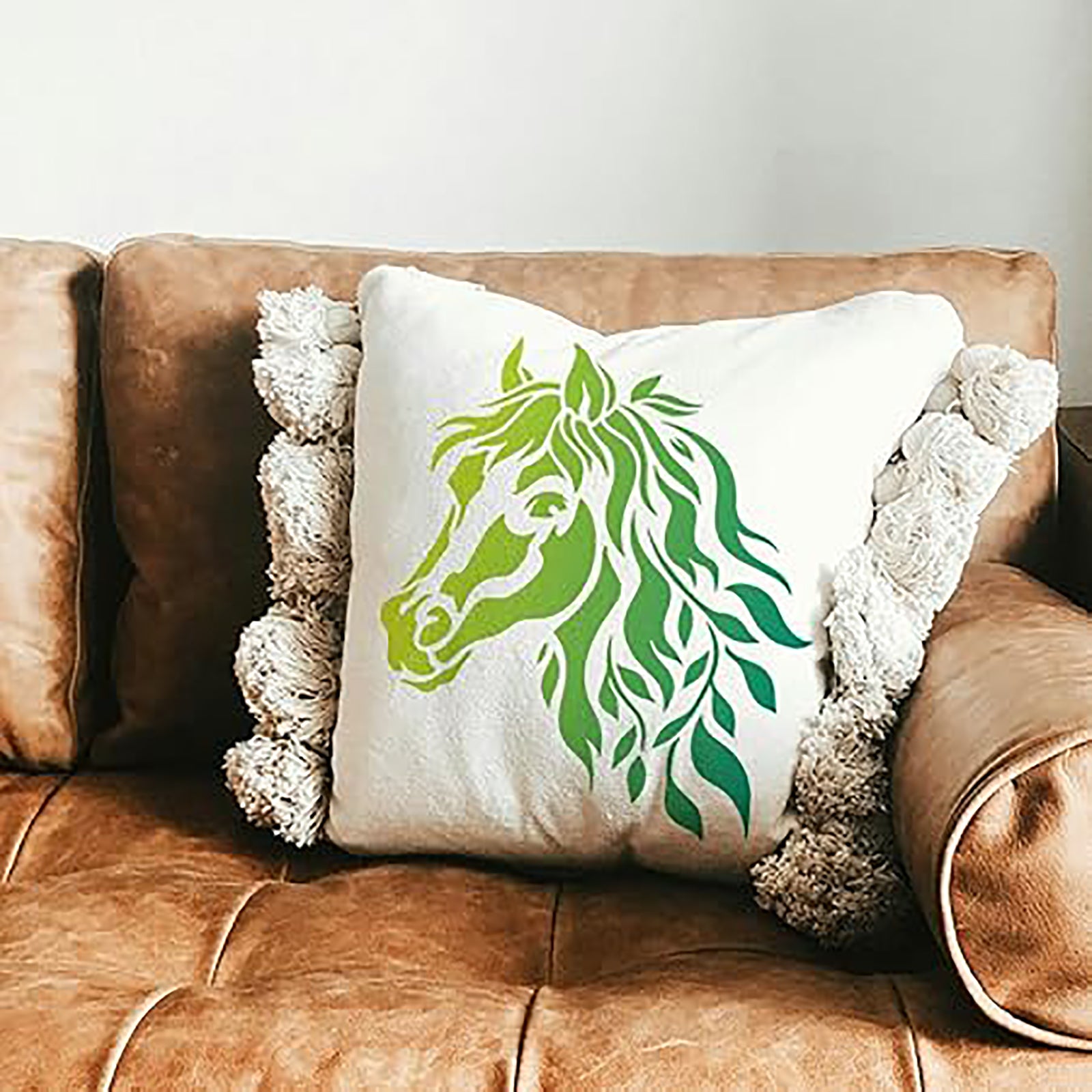 Buy Rectangle Horse Head Painting Stencil for DIY Art & Craft, Pack of ...