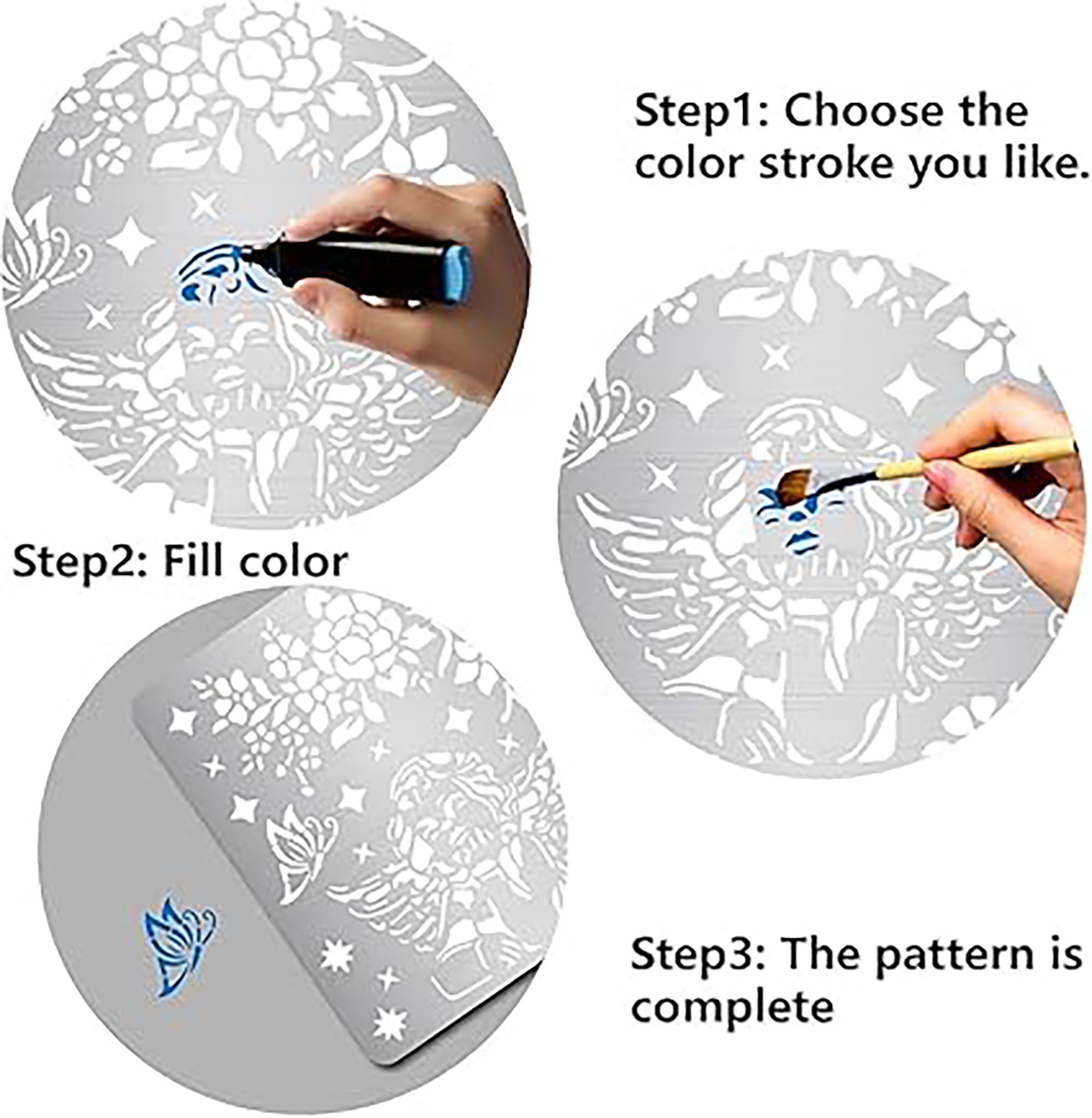 Buy Stainless Steel Playing Cards Metal Stencil for DIY Art & Craft ...