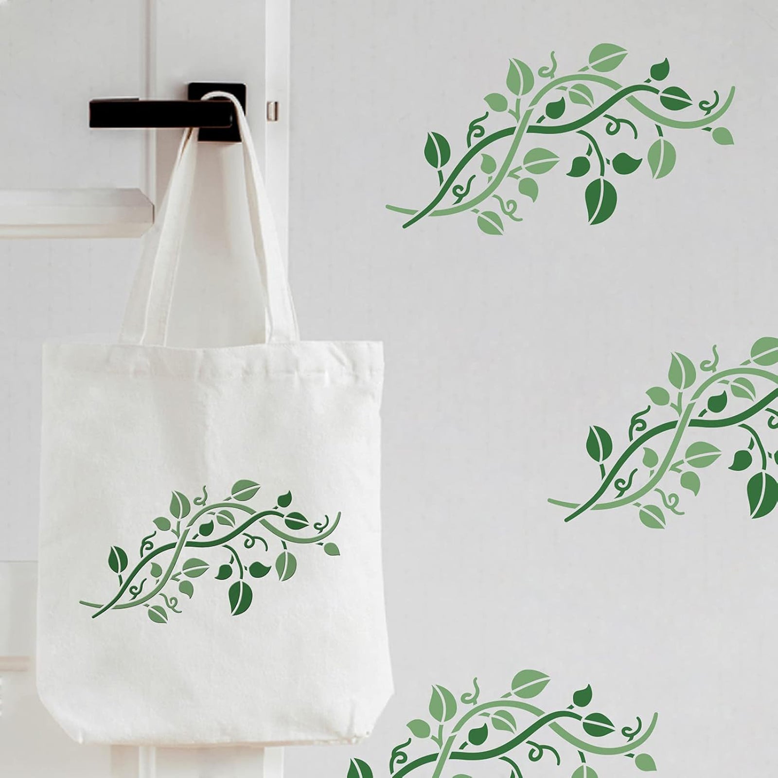 Buy Vine Leaves Stencil Plastic Vine Painting Template for Walls, On Cliths