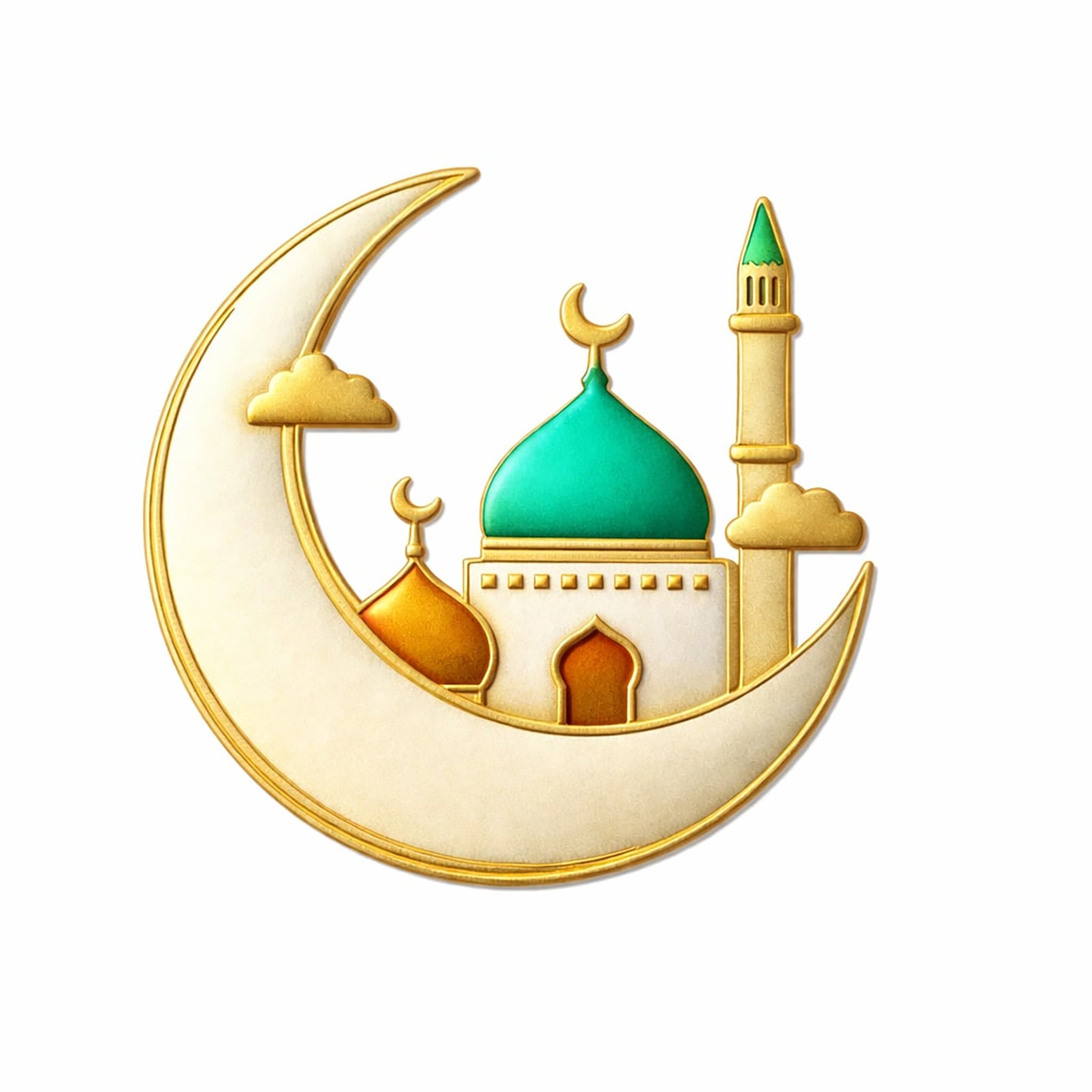 Buy Moon Mosque MDF DIY Art & Craft Base | Unfinished Islamic Cutout ...