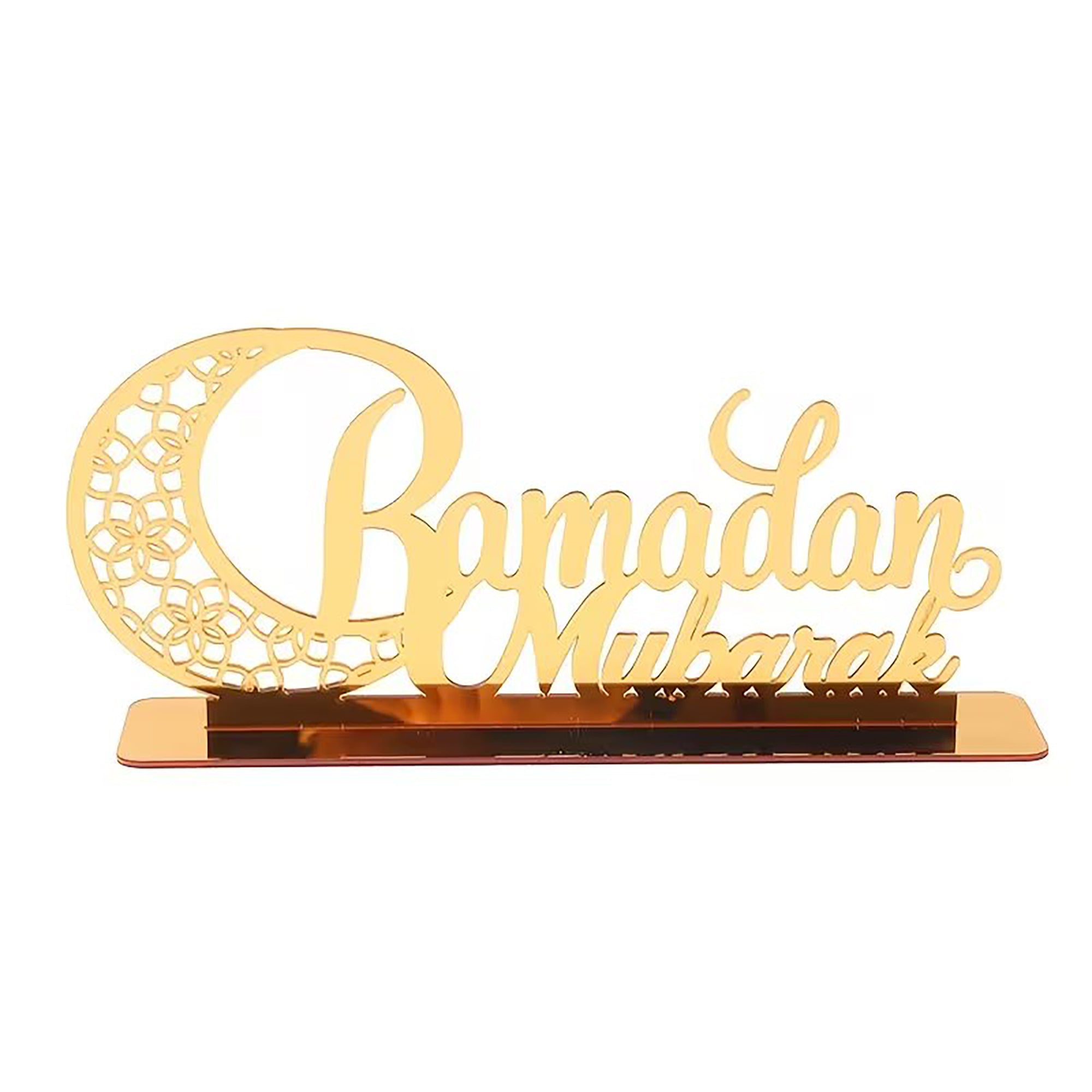 Buy Tabletop Pine Wood DIY Art & Craft Base Sign for Ramadan Mubarak On ...