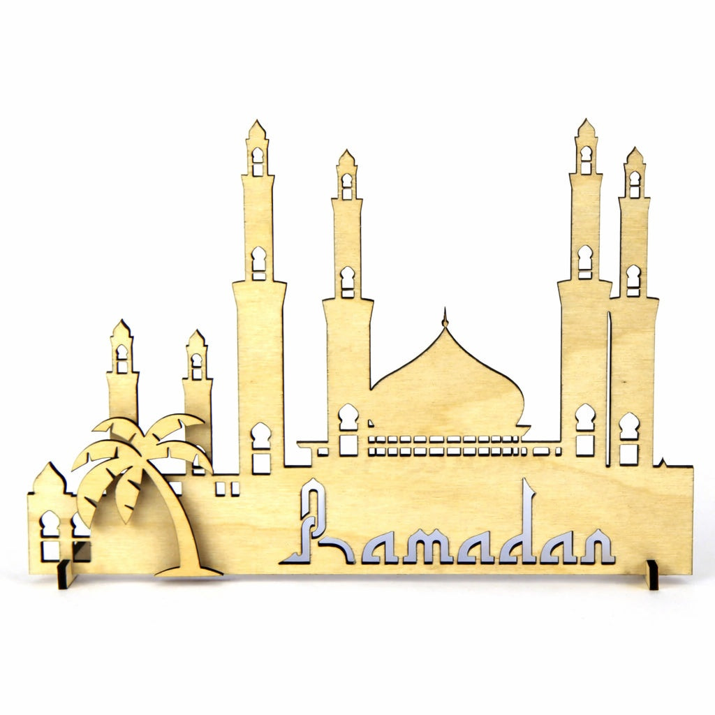 Buy Ramadan & Eid Home Decor 3D Mosque Tabletop Ornament on cliths – Cliths