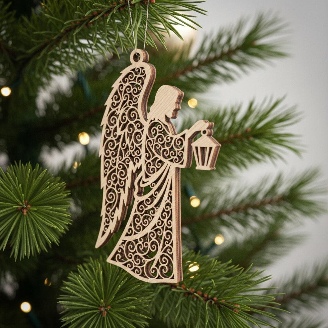 Buy Christmas Shape Wooden DIY Craft Hanging Bases for On Cliths
