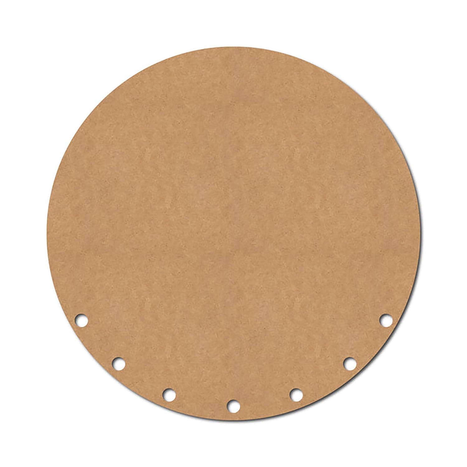 Buy Round Wooden Base with 7 Holes for DIY Crafts on Cliths